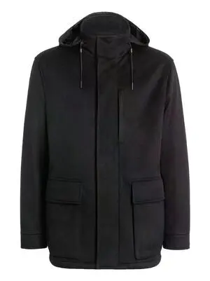 Zegna Elements Vetta Oasi Cashmere Over Jacket - Black