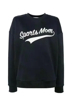 FAVORITE DAUGHTER Slogan Print Sweatshirt - Blue
