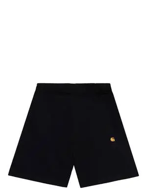 Carhartt Work In Progress Logo-embroidered Elasticated-waist Shorts - Black