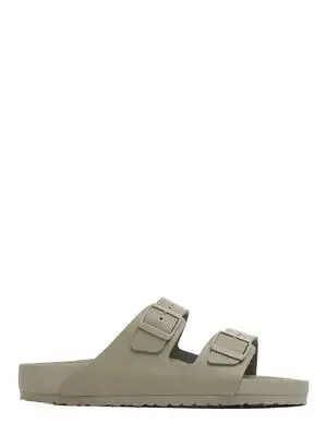 BIRKENSTOCK Arizona Exquisite Leather Sandals - Grey