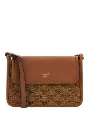 Mcm Himmel Crossbody Bag - Brown