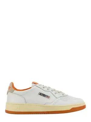 AUTRY Medalist Perforated-Detail Sneakers White