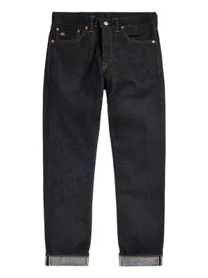 Ralph Lauren Logo-patch Slim-fit Jeans - Blue