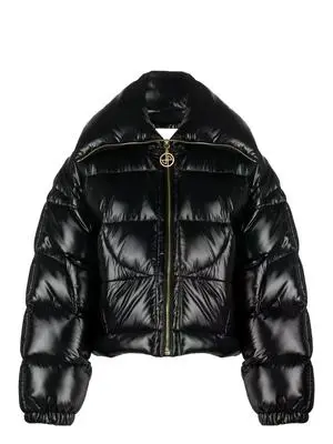 PATOU Cropped Puffer Jacket - Black