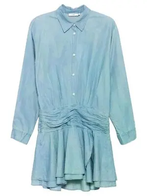 B+AB Denim Shirt Dress - Blue