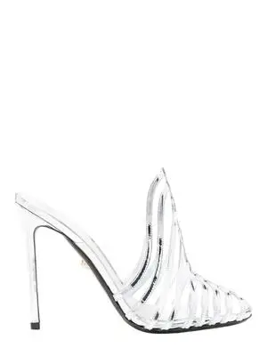 ALEVI MILANO Alessandrea Strappy Mules - Silver