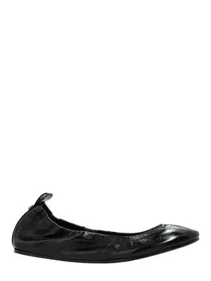 Isabel Marant Étoile Belna Leather Ballerina Shoes - Black
