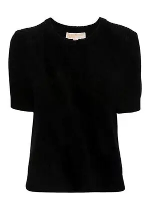 Michael Kors Chunky Knit Merino Wool Sweater - Black