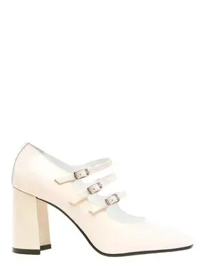 CAREL Keel 85mm Patent-leather Pumps - Neutrals