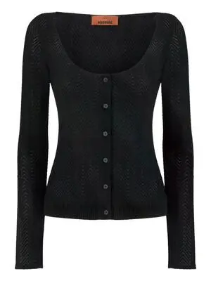 Missoni Chevron Cardigan - Black