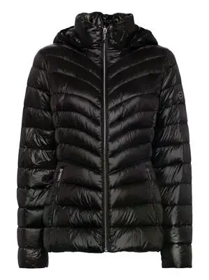 Michael Kors Chevron Packable Jacket - Black