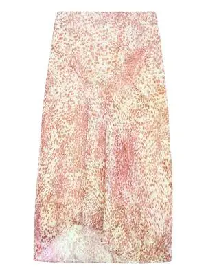 Isabel Marant Étoile Lisanne Midi Skirt - Red