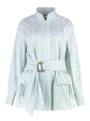 Fendi Belted Jacket - Neutrals