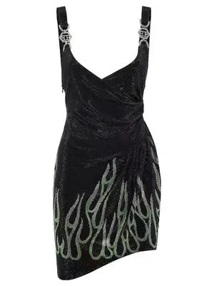 PHILIPP PLEIN Flame Mini Dress