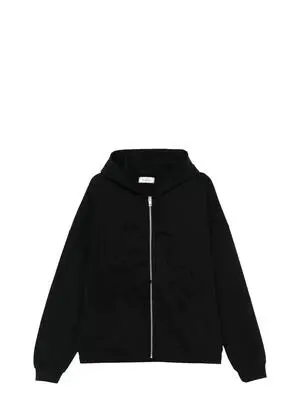 FLANEUR Blossom Patches Hoodie - Black