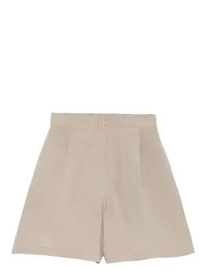 MOUTAKI High-waisted Shorts - Neutrals