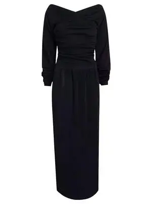 Khaite The Fable Maxi Dress - Black
