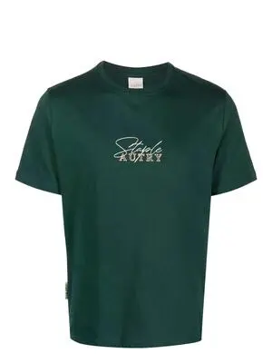 AUTRY X Jeff Staple Logo-embroidered T-shirt - Green