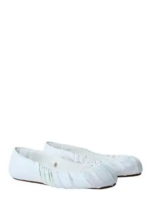 YUME YUME Faux-leather Ballet Flats White