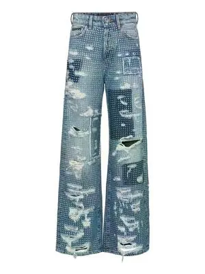 Philipp Plein Skater Row Jeans - Blue