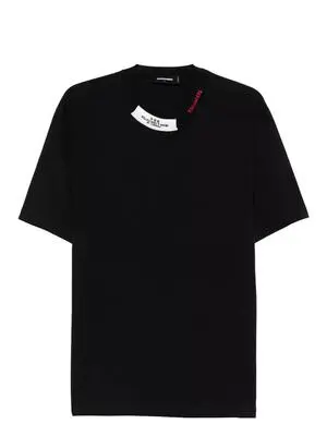 Dsquared2 Logo-embroidered T-shirt - Black