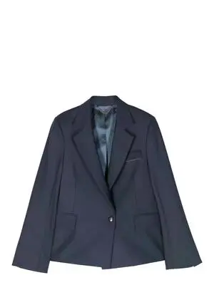 Victoria Beckham Single-breasted Blazer - Blue