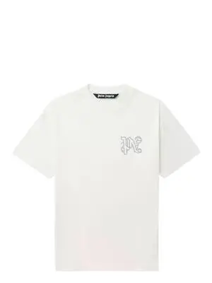Palm Angels Stud-logo T-shirt - White