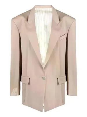 Attico Glen Oversized Single-breasted Blazer - Brown