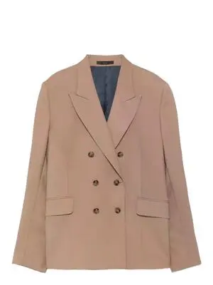 Paul Smith Double-Breasted Blazer Brown