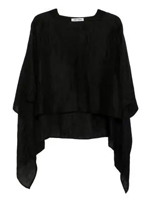 Henrik Vibskov Uncut Silk Blouse - Black