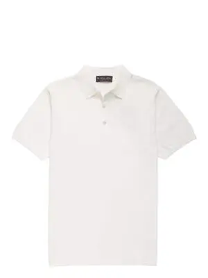 Brooks Brothers Cotton Polo Shirt - White