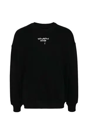 MUSIUM DIV. Graphic Print Sweatshirt - Black
