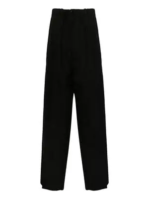 Random Identities Tailored Straight-leg Trousers - Black