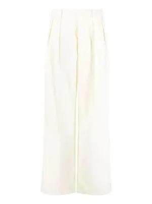 Wardrobe.NYC Low-rise Wide-leg Trousers - Neutrals