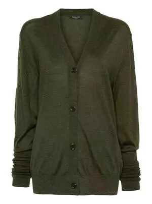 FABIANA FILIPPI V-Neck Cashmere-Silk Cardigan