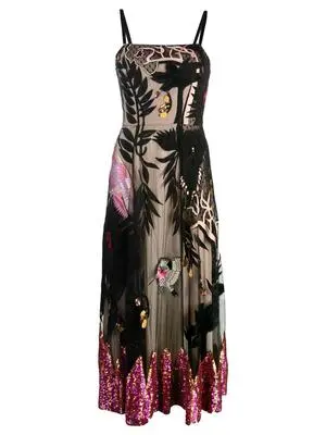 TEMPERLEY LONDON Opera Sleeveless Maxi Dress