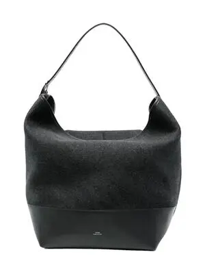 TOTEME Belted Doublé Tote Bag Grey