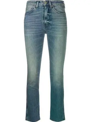 3x1 Stonewashed Skinny Jeans - Blue