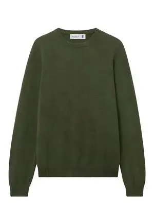 Pringle Of Scotland Round-neck Cashmere Jumper - Green