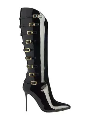 GIUSEPPE ZANOTTI Patthi 105mm Patent Boots - Black