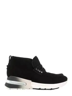 Ash Suede Ankle Boots - Black