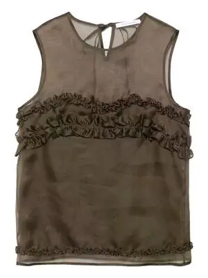 Cecilie Bahnsen Orietta Blouse - Brown