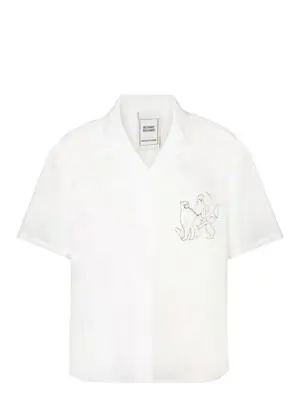BETHANY WILLIAMS Embroidered Motif Short-sleeved Shirt - White