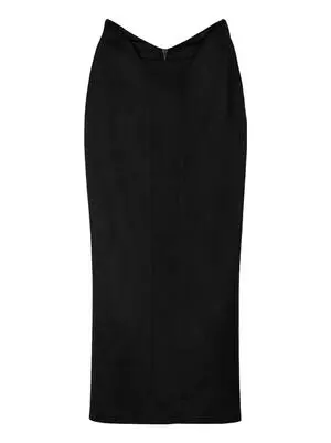Maticevski Juniper Maxi Pencil Skirt - Black