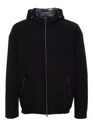 HERNO Zip-Up Hooded Jacket