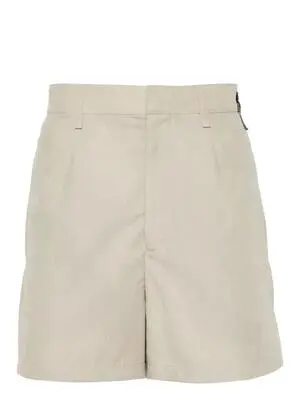 Fendi Wool Bermuda Shorts - Neutrals