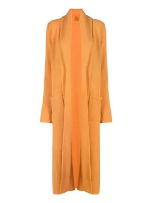 TEDDY CASHMERE Venzia Open-front Cashmere Cardigan - Orange