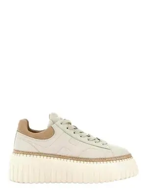 HOGAN H-Stripes Leather Sneakers