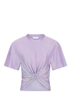 Rabanne Piercing T-shirt - Purple