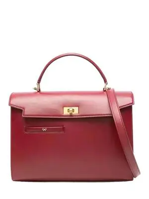ANYA HINDMARCH Mortimer Handbag Red